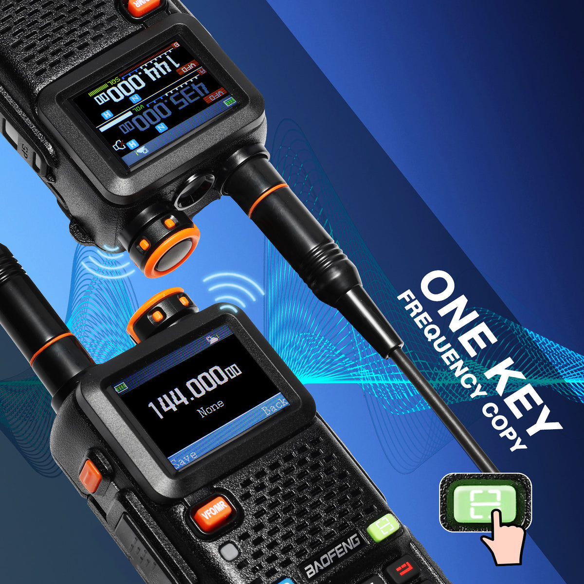 UV-5RM Plus GPS 10W Multi-Band Radio – Baofeng